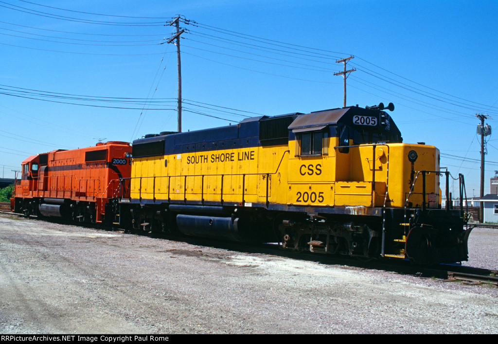 CSS 2005, 2000, EMD GP38-2, at the CNW Proviso Yard